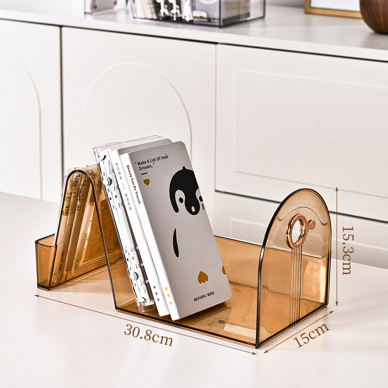 Настольная подставка для книг, акриловая, янтарная