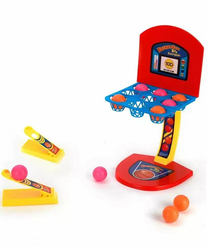 Настольный баскетбол КНР "Crazy Shoot", от 3 лет, в коробке