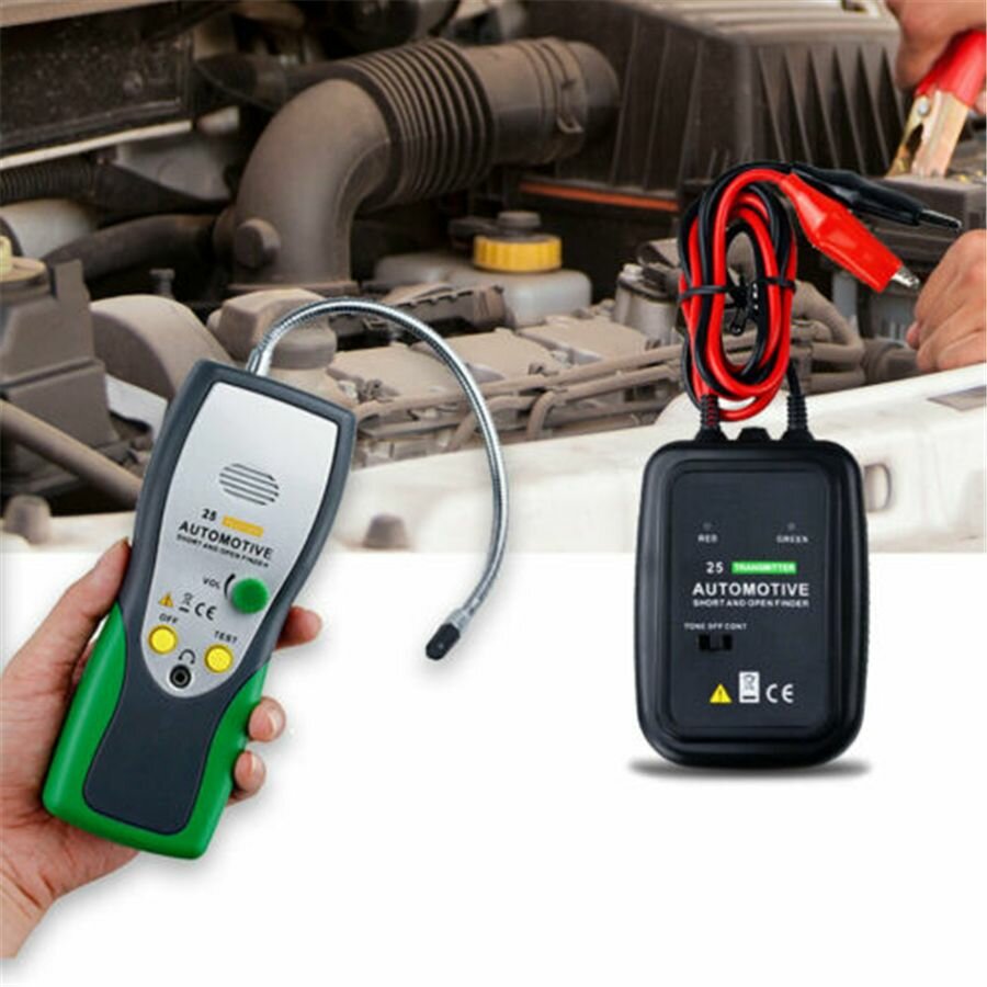 Тестер цепей автомобиля, искатель обрыва и короткого замыкания проводов, трассировщик цепей