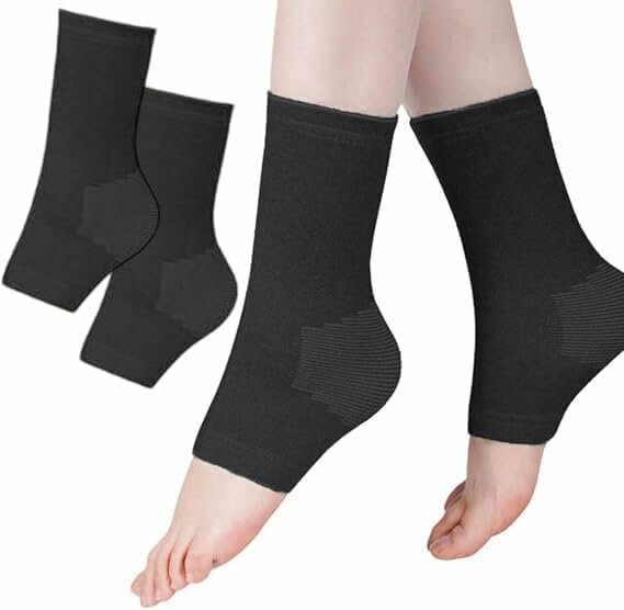 Один сжатие рукава с бамбуковой лодыжкой, бамбуковая лодыжка носки бамбука