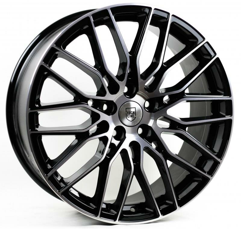 Tech-Line 901 19x8 5x108 et45 dia63.4 Чёрный с полированной лицевой частью