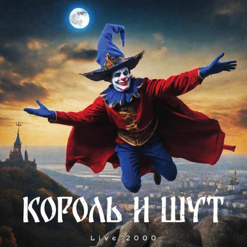 Король И ШУТ - Live 2000 (LP, Limited Edition Of 300 Copies, Red Vinyl) Виниловая пластинка