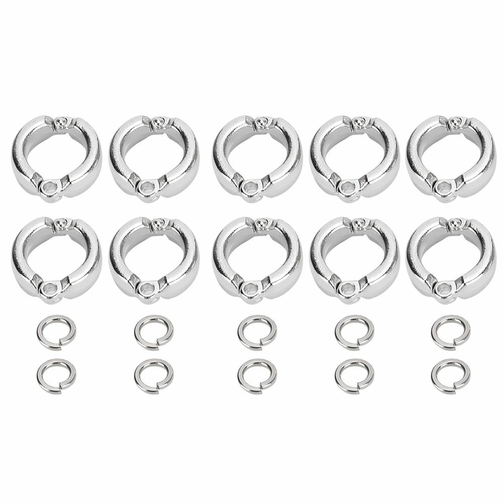 Кольцо для тренировки ноги попугая птицы, аксессуар для тренировки, 10 шт. открывающиеся зажимы для активного отдыха для домашних птиц и попугаев