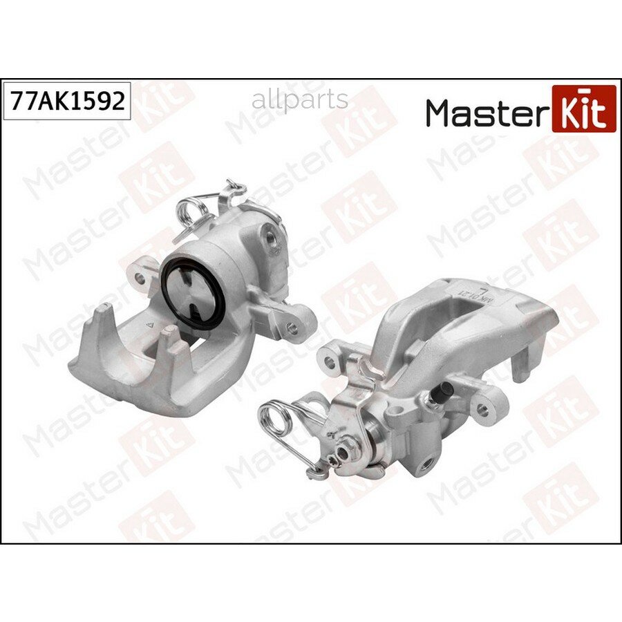 MASTERKIT 77AK1592 суппорт тормозной задний левый! Bosch d38\ Peugeot 207 1.6i/1.6HDi 07>
