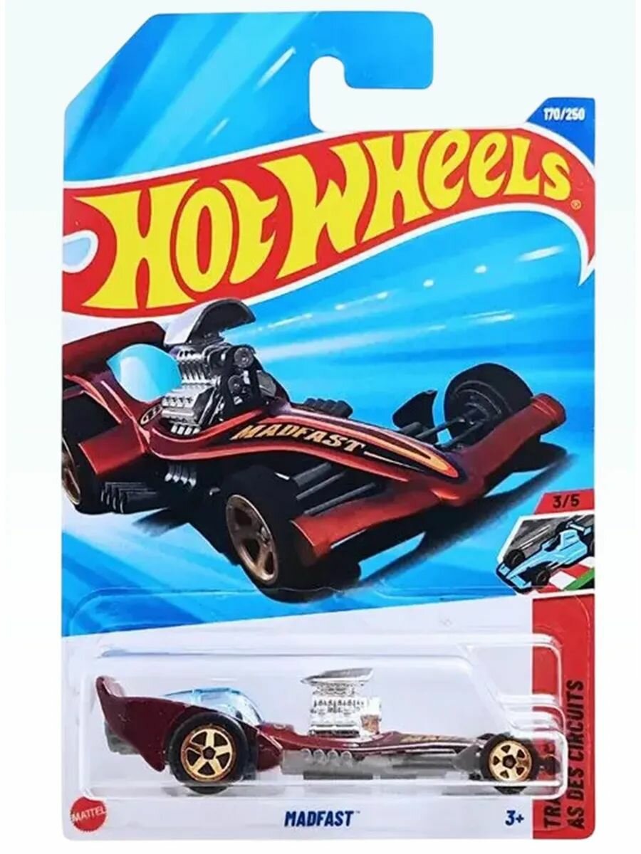HYY09 Hot Wheels машинка металлическая игрушка коллекционная масштабная модель Madfast Кейс 2025