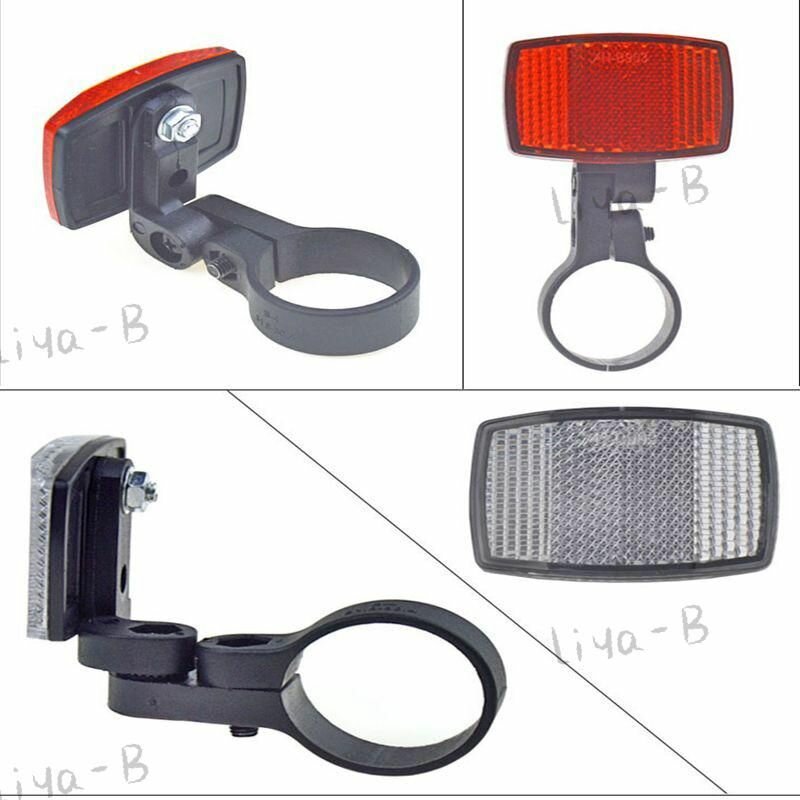 Комплект катафотов светоотражателей для велосипеда, 2шт. ( передний + задний ) / Отражатель / Фликеры