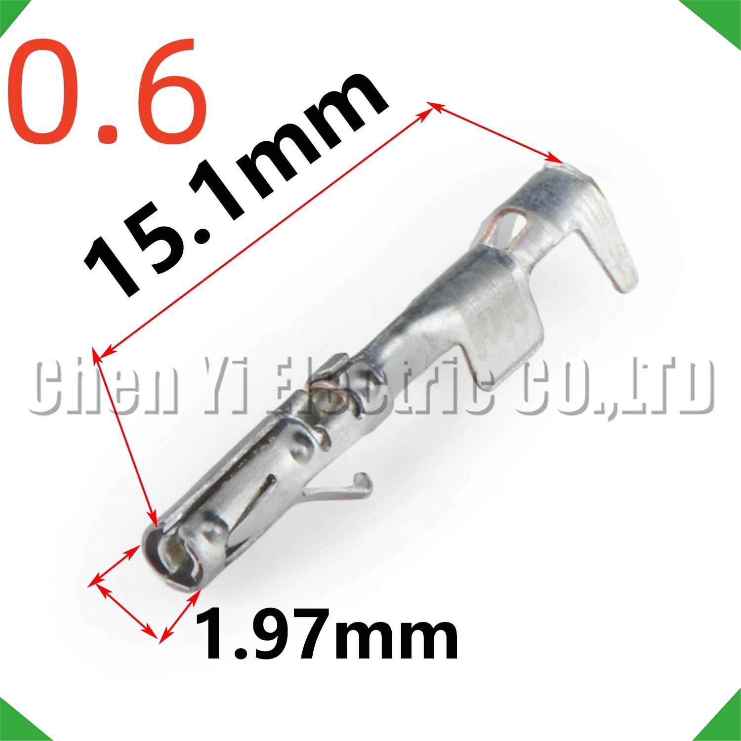Обжимные штифты для проводов 0.6x1.5 мм, 50Pcs Small Female