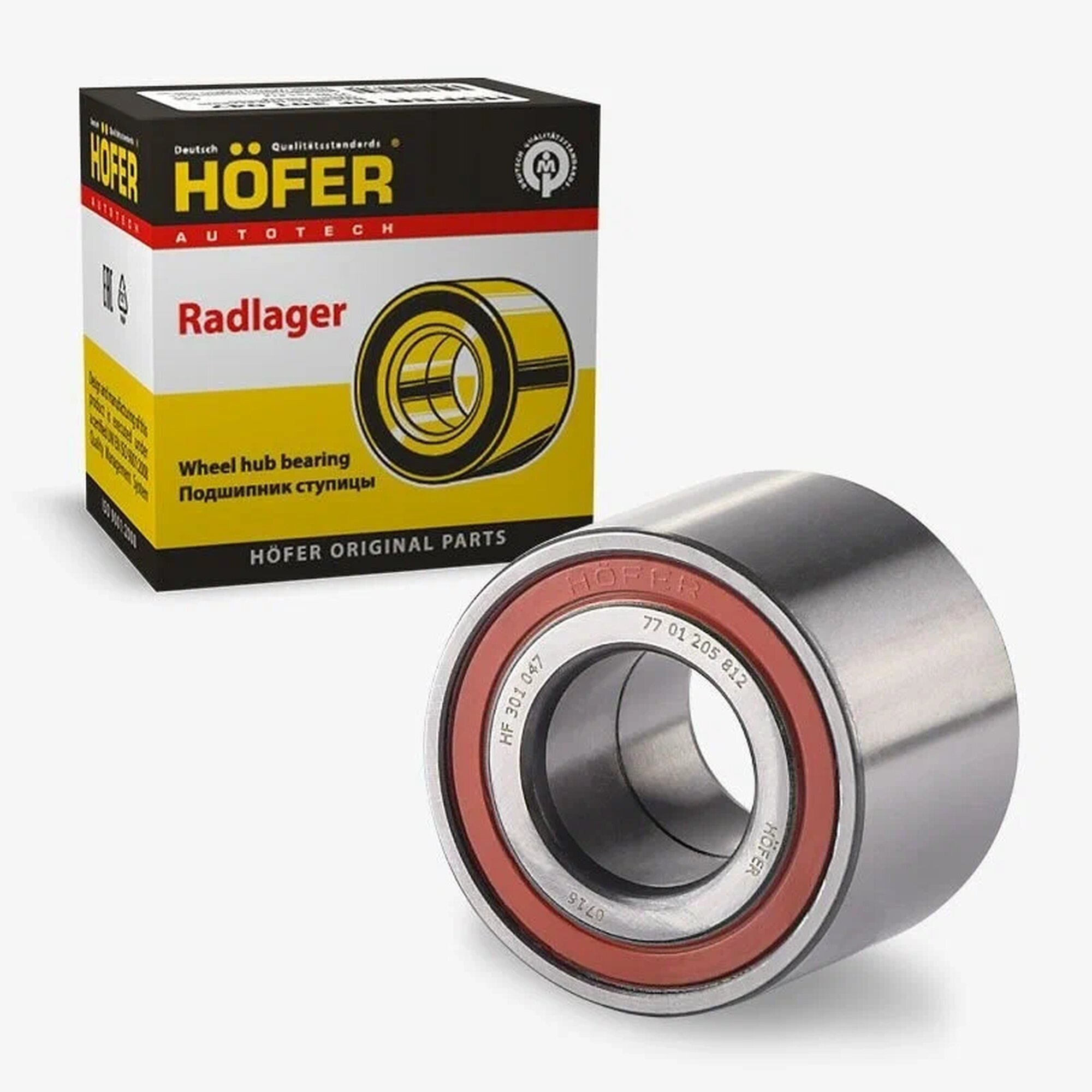 Подшипник ступицы HOFER HF301047, для Renault Logan/Sandero/Clio/Kangoo/Megane, задний