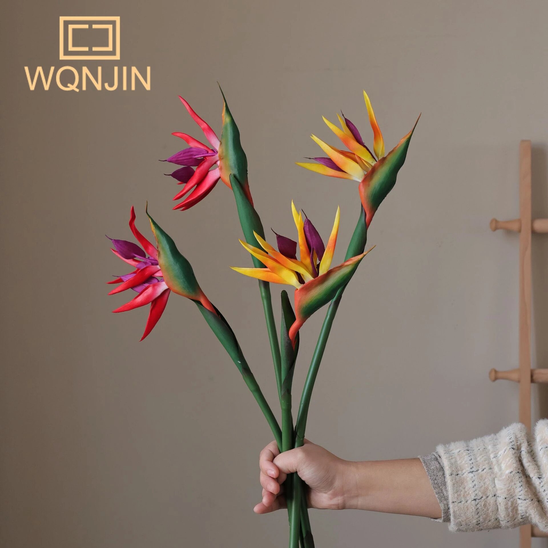 Искусственные цветы Стрелиция WQNJIN