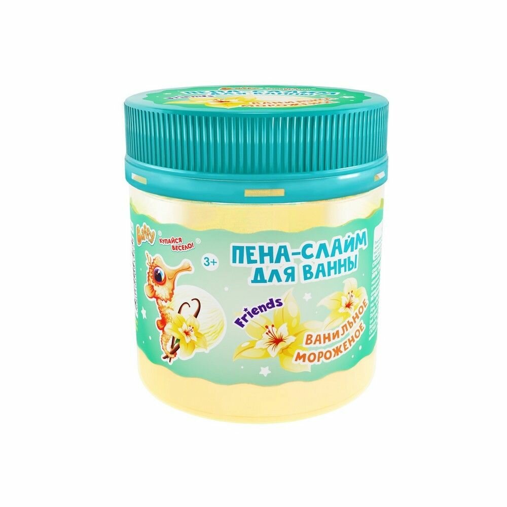 Baffy Friends пена -слайм ванильное мороженое 150МЛ