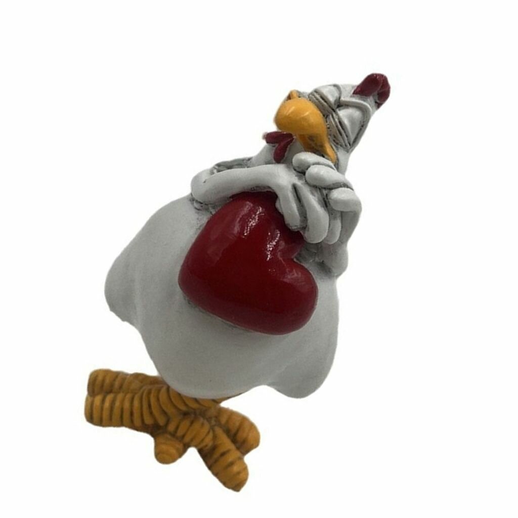 Фигурка петуха из смолы ручной работы, украшение сада, защищенная от непогоды Курица