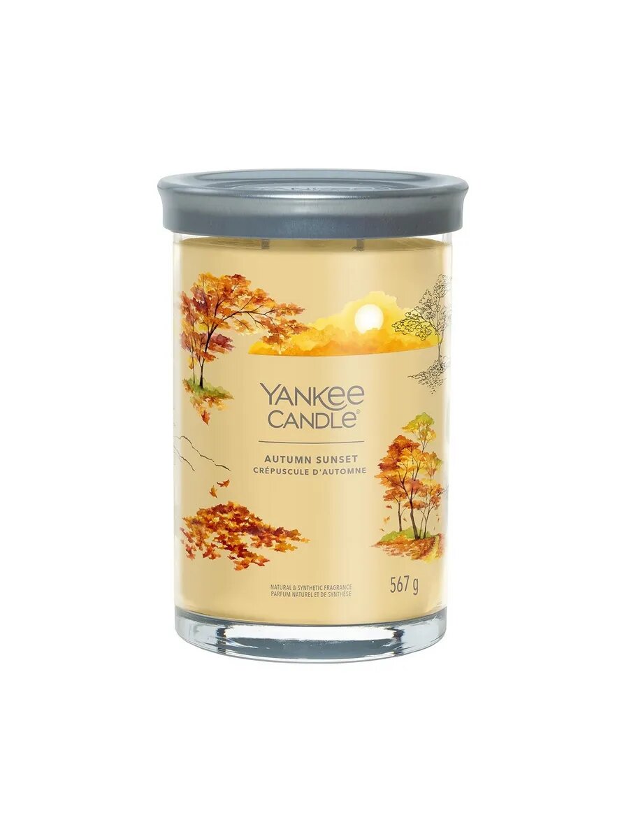 Yankee Candle / Свеча в стакане c 2 фитилями Осенний закат567 гр / 60-90 ч
