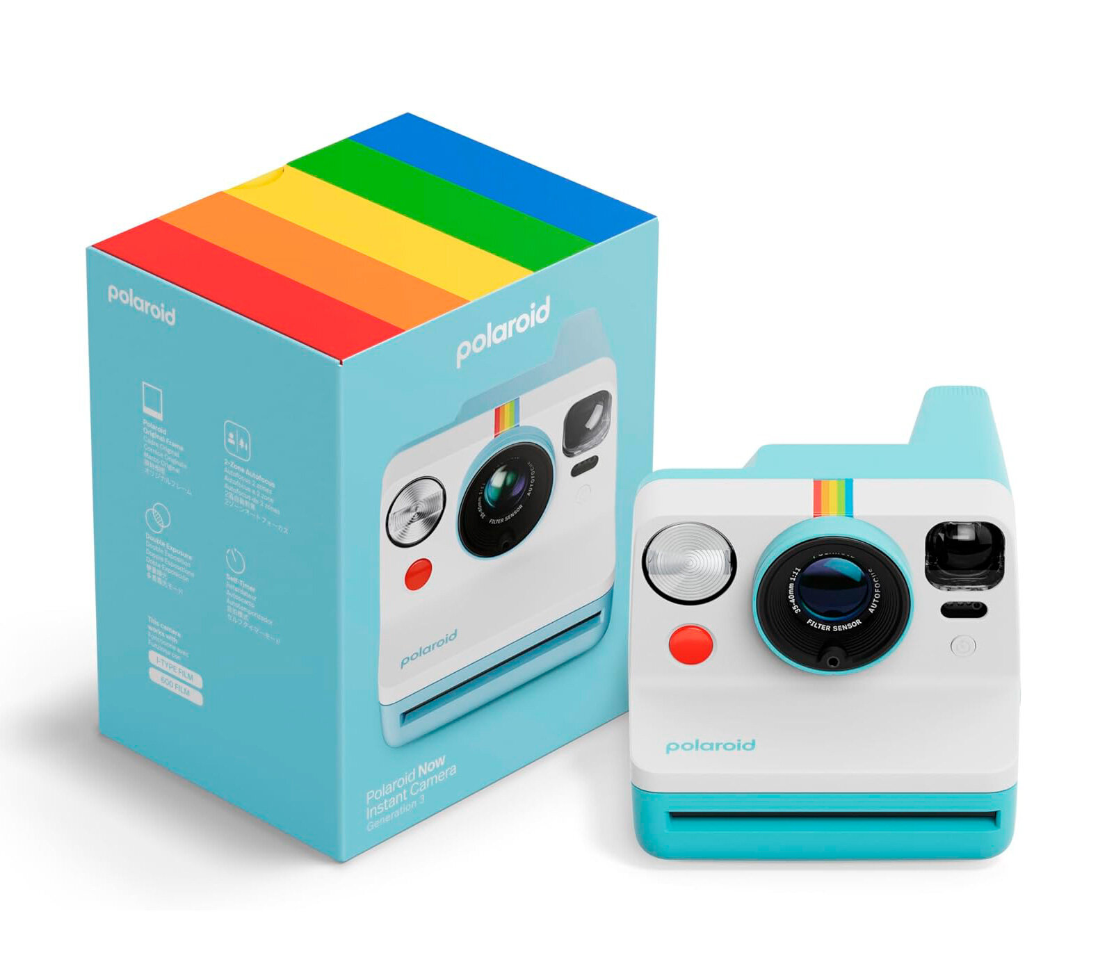 Фотоаппарат Polaroid Now Generation 3 арктический голубой