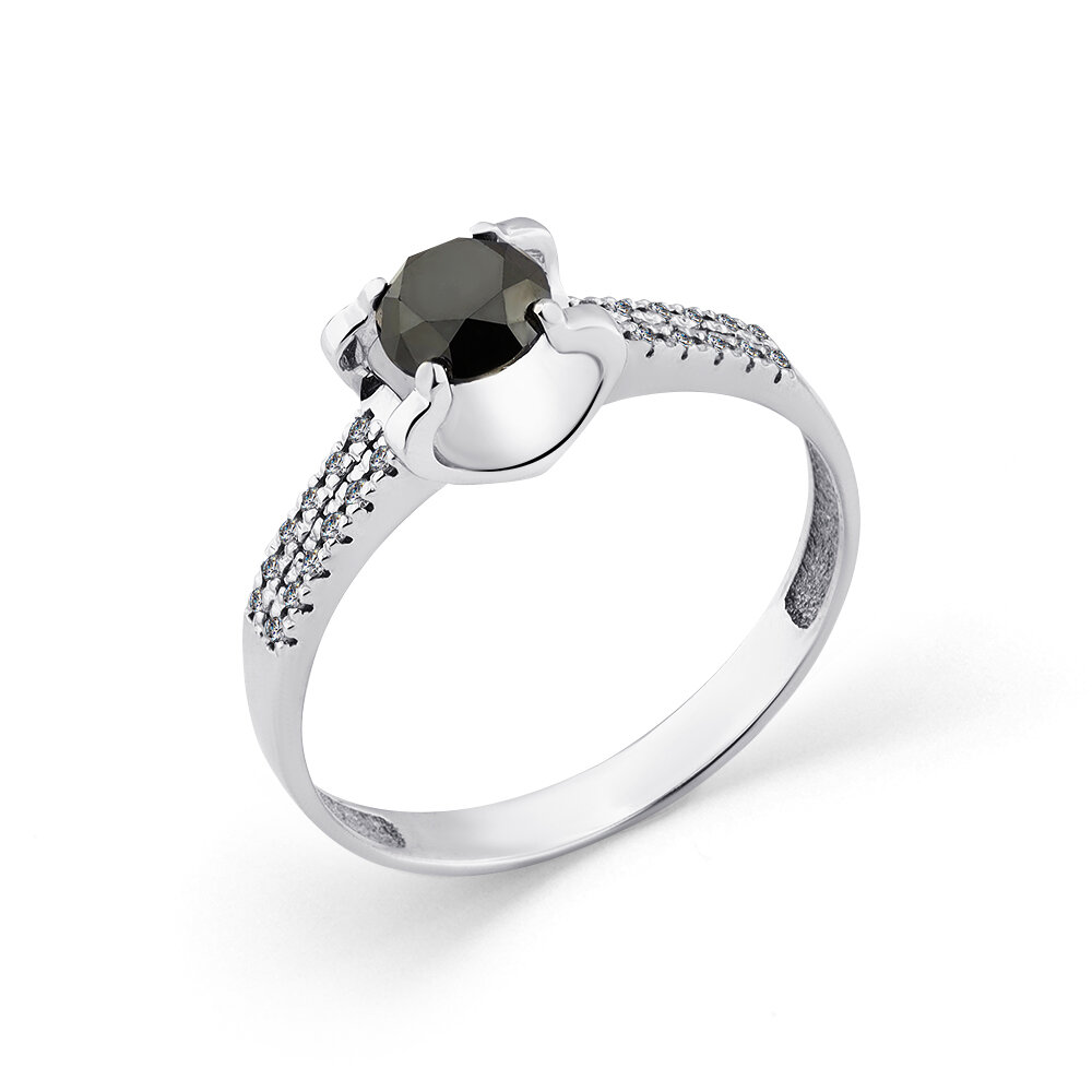 Кольцо, белое золото, 585 проба, бриллиант