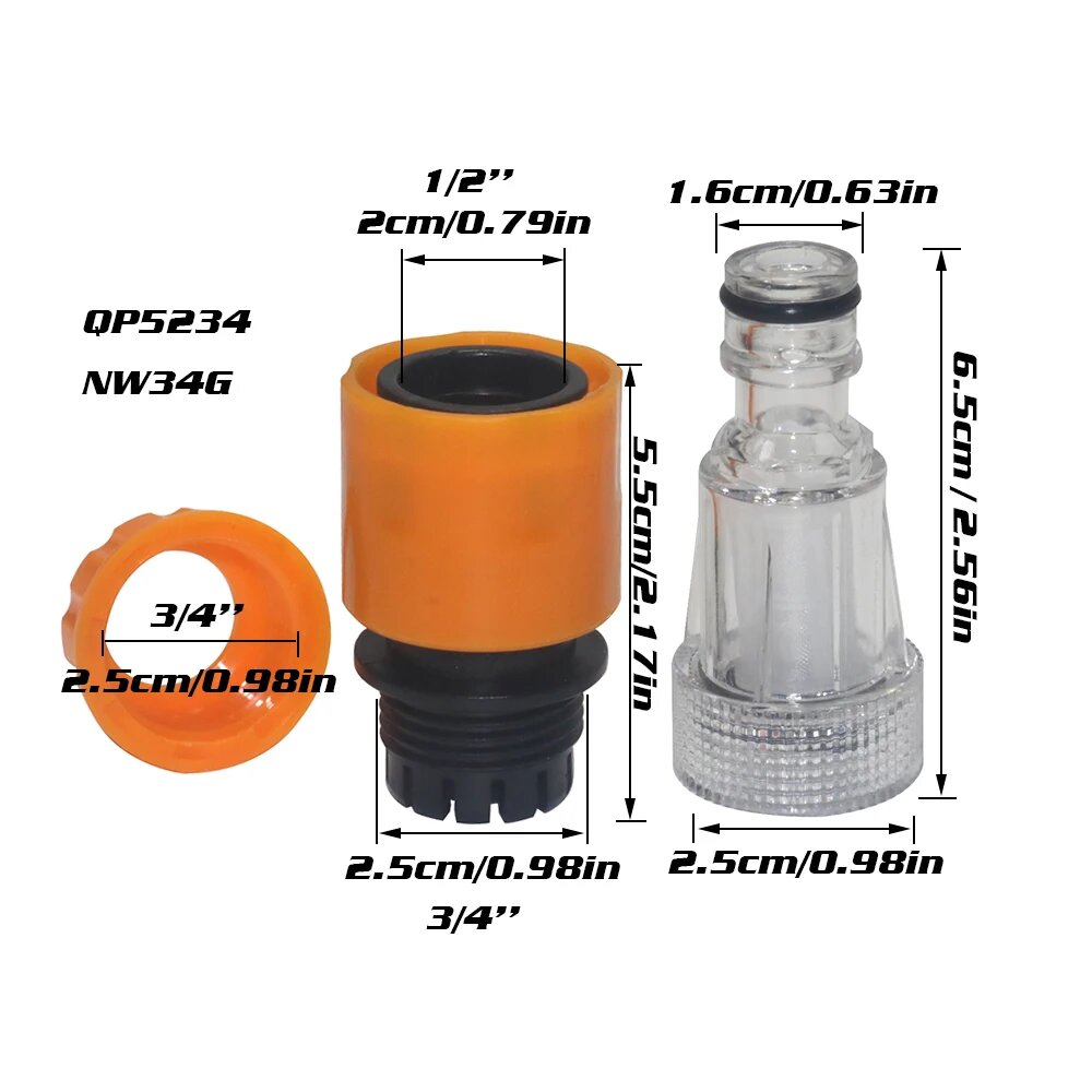 2 шт. фильтр для мойки автомобиля, инструменты для мойки автомобилей, аксессуары для 2 Pcs Mix