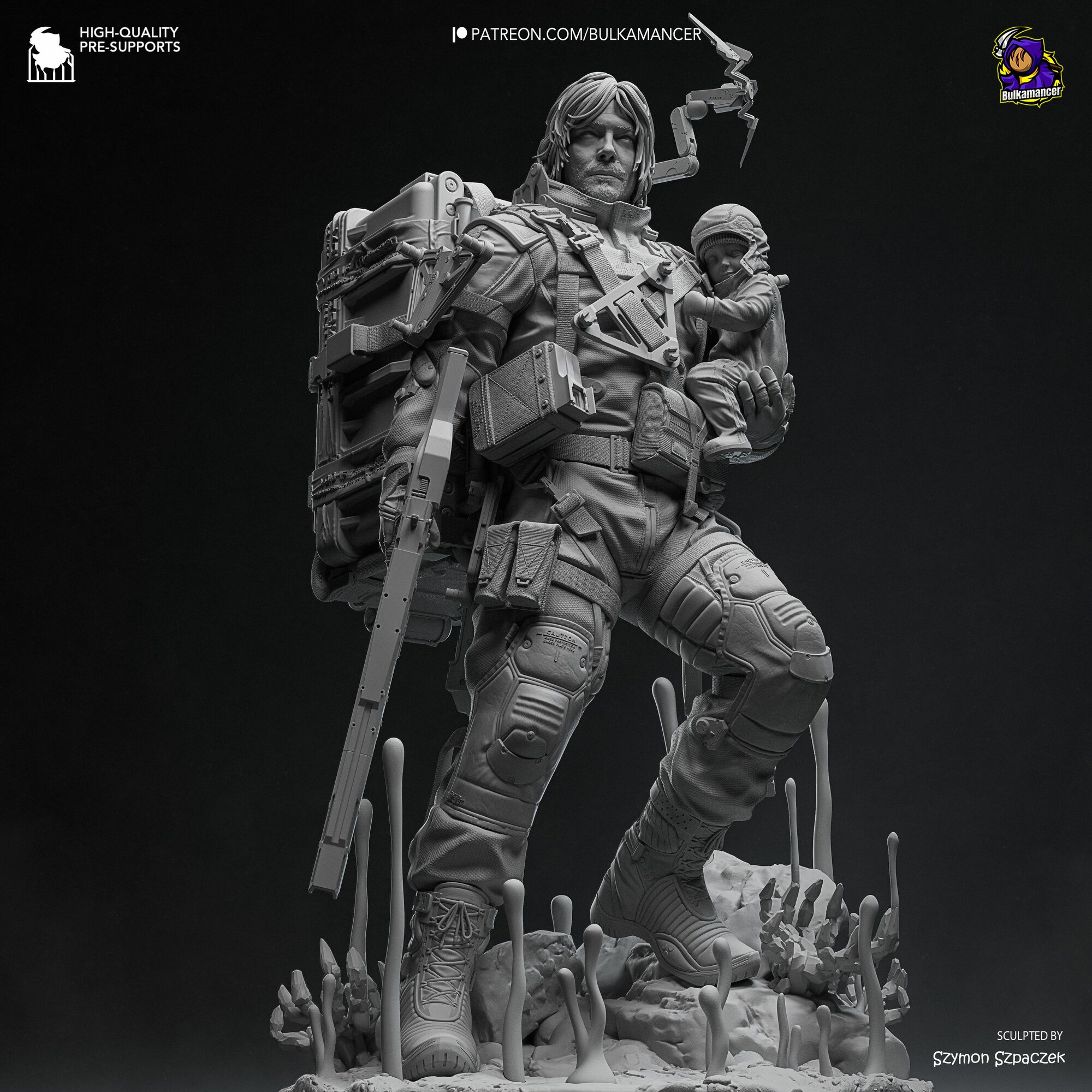 Фигурка для покраски Сэм Бриджес Sam Porter Bridges (Death Stranding)258 мм