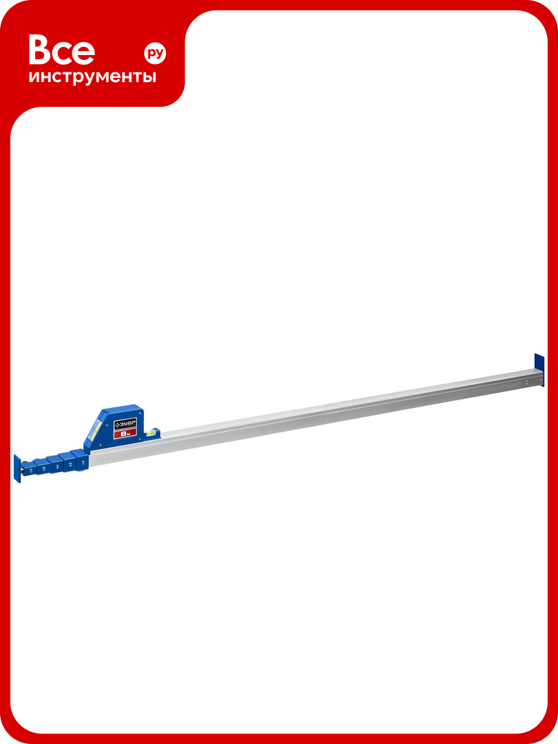 Телескопическая, ЗУБР, линейка ЗУБР Профессионал 8м 34386, точных измерений и контроля, профессиональный