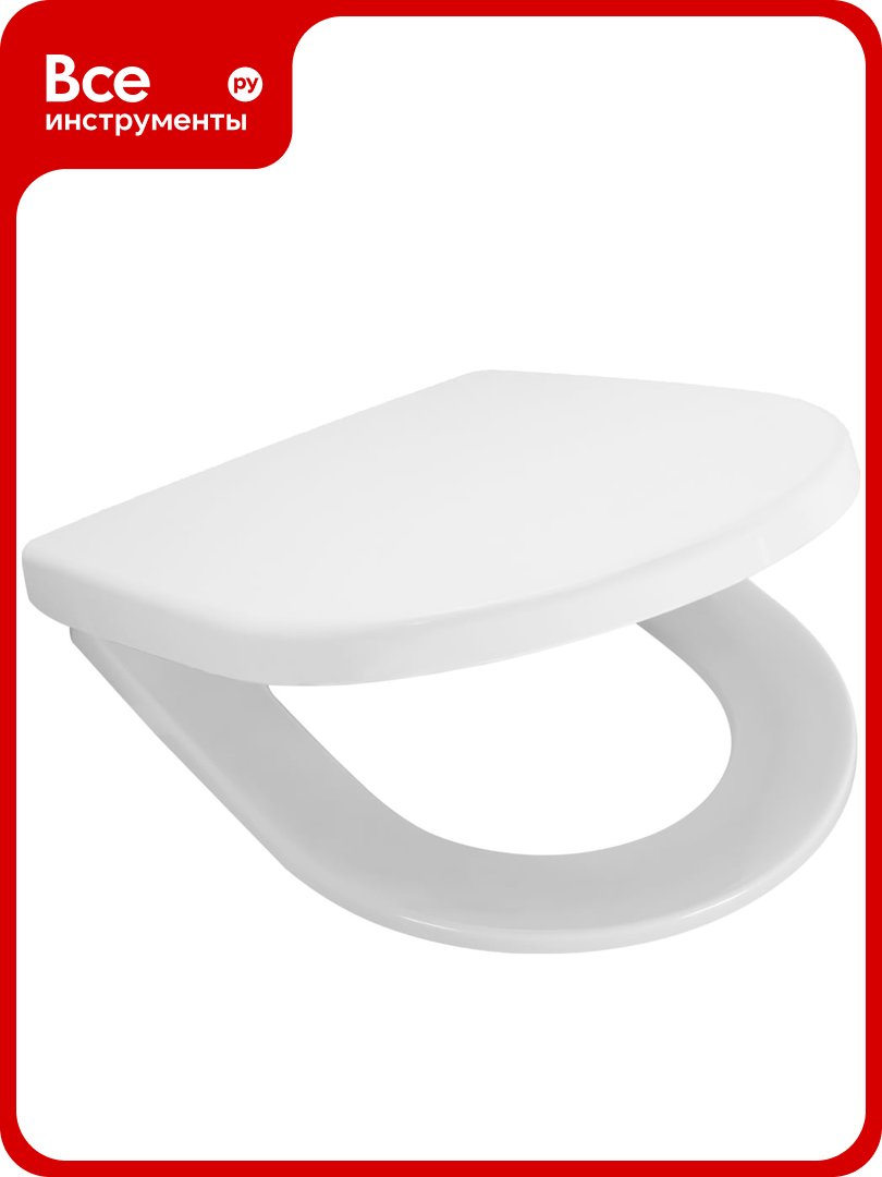 Крышка-сидение Santek Алькор дюропласт 1. wh30.1.806 00000043739 1WH301806