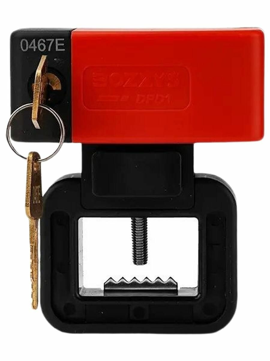 Блокиратор флажковых автоматов 400/600В со встроенным замком, 32 мм 480/600B