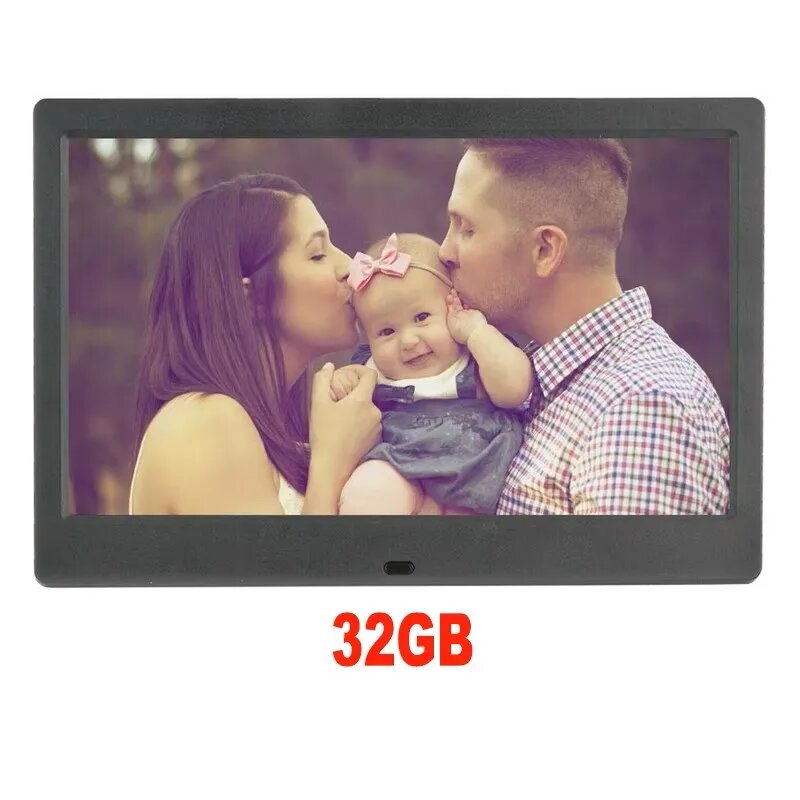 Цифровая фоторамка 10 дюймов IPS Samsung, BLACK WITH 32GB, вилка ЕС