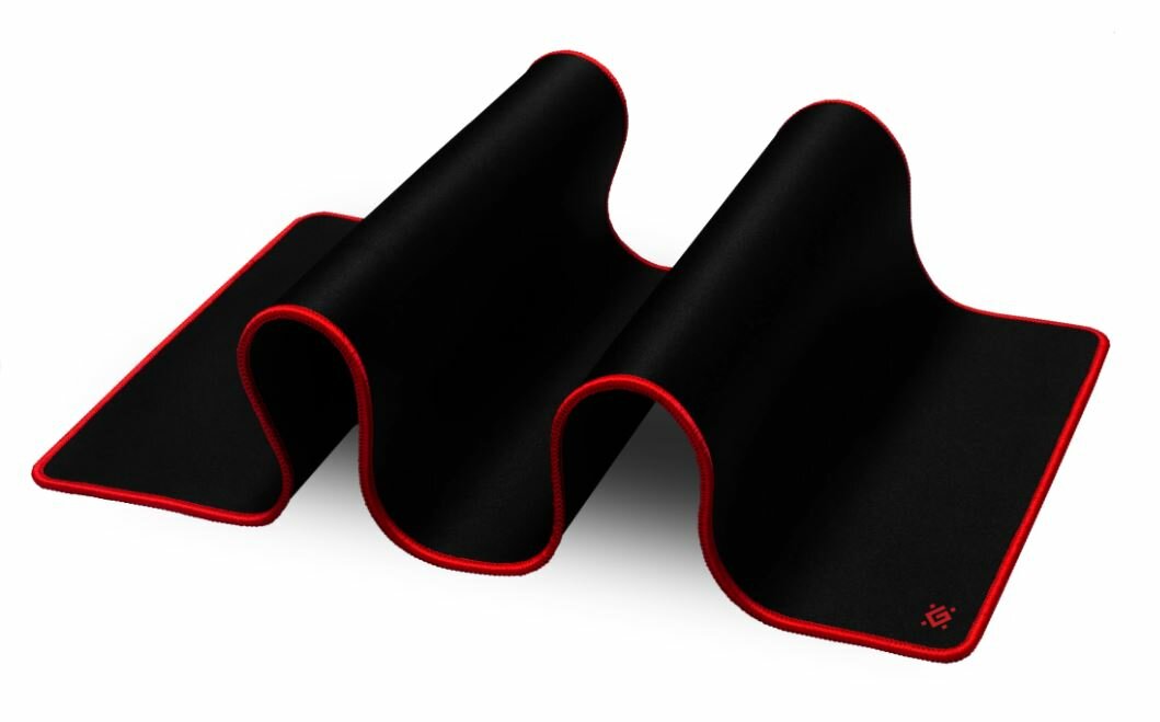 Коврик игровой Defender, Black Ultra, 800х300х3мм, ткань, резина, чёрный