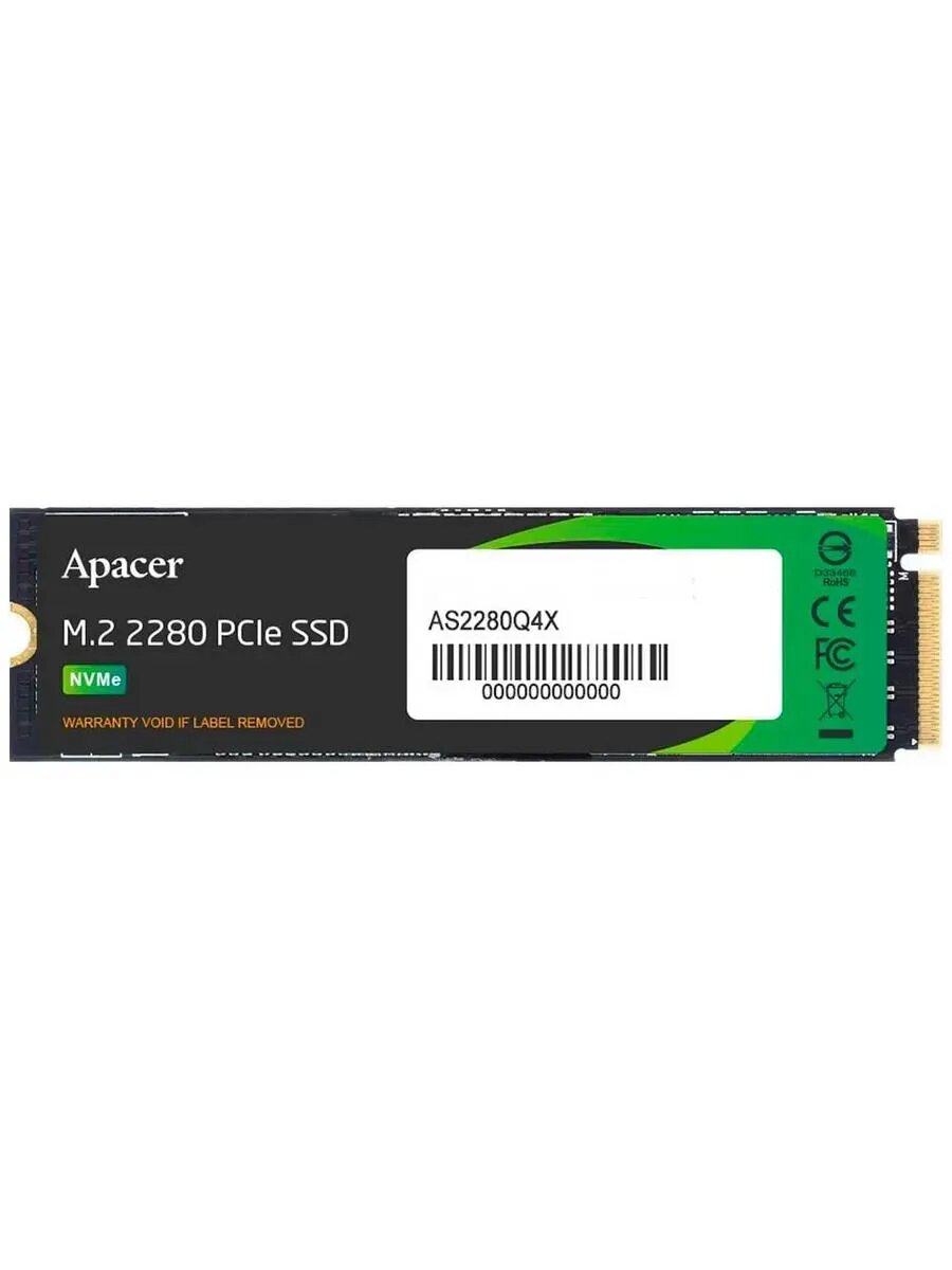 NVMe накопитель AS2280Q4X 512 ГБ M.2 AP512GAS2280Q4X-1