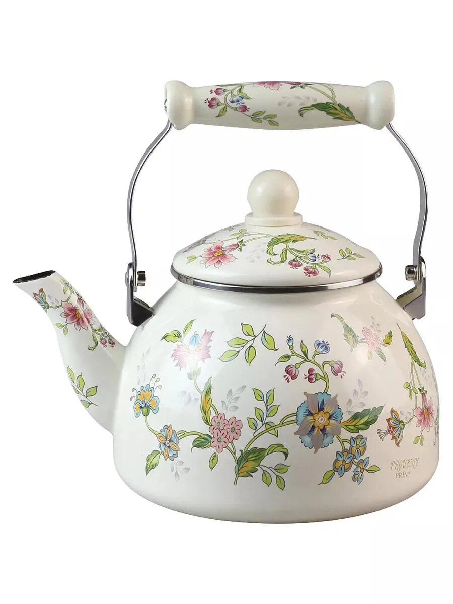 Чайник для плиты 4 литра Z-4526 эмалированная сталь