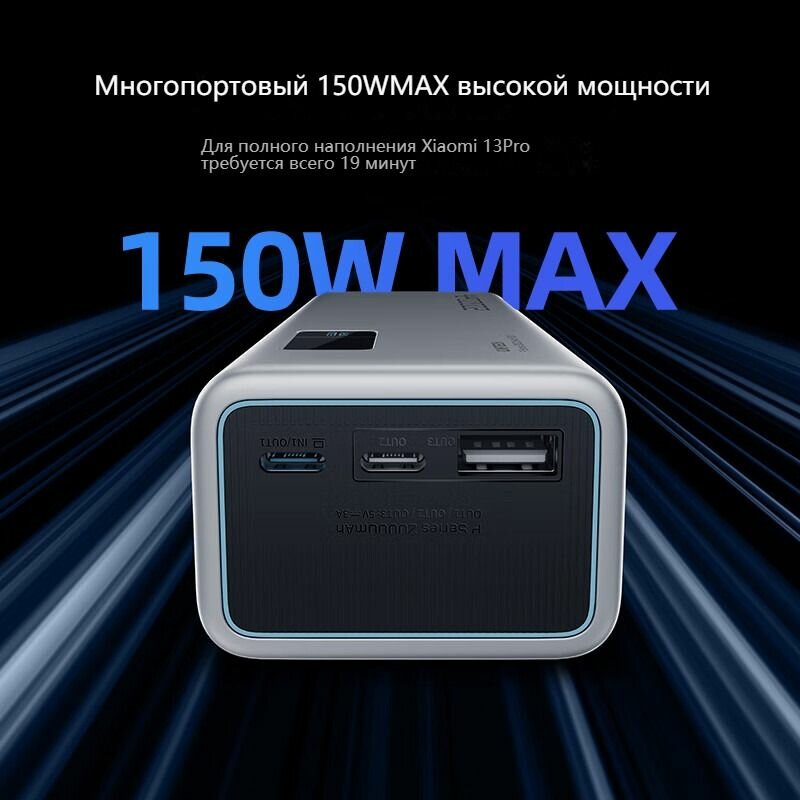 CUKTECH No.15 Мобильная мощность 150 Вт Высокая мощность одного порта 120 Вт вспышки зарядное устройство