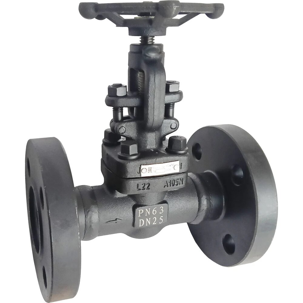 Атка Клапан (вентиль) запорный 15с52нж9 Ду15 Ру63 с прием. фл 1005021001