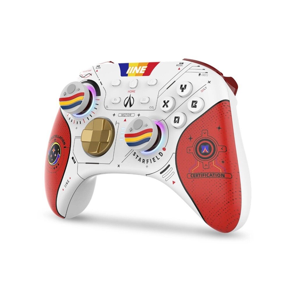 IINE L871 Star-Field PC Controller Джойстик С Эффектом Холла И NFC Amiibo С Bluetooth-приемником 2,4 Ггц