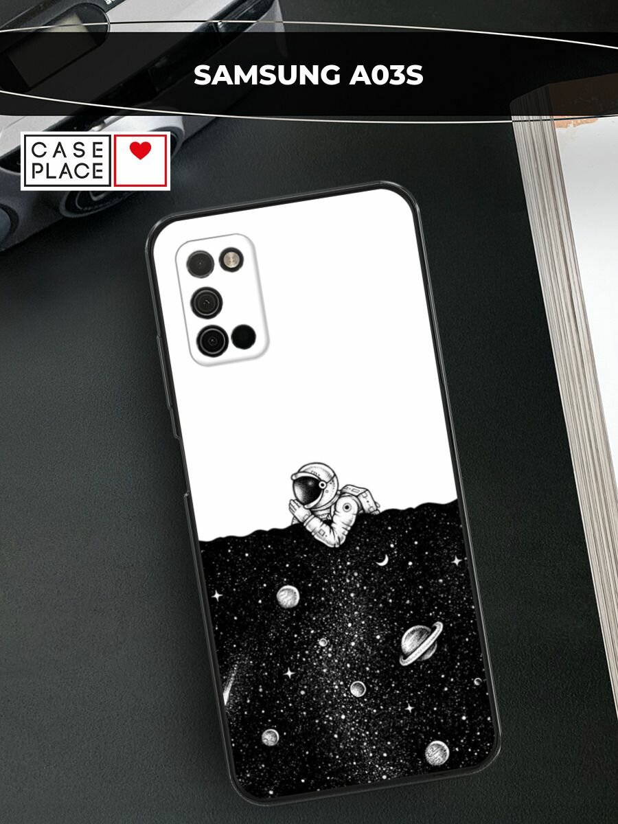 Чехол на Samsung Galaxy A03S / Самсунг Галакси A03S с принтом "Космический сон"