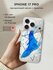 Чехол на Apple iPhone 17 Pro / Айфон 17 Про с принтом "Кит графика", прозрачный