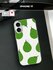 Чехол на Apple iPhone 17 / Айфон 17 с принтом "Зеленая груша паттерн", прозрачны...