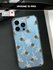 Чехол на Apple iPhone 13 Pro / Айфон 13 Про с принтом "Паттерн цветы сепия"