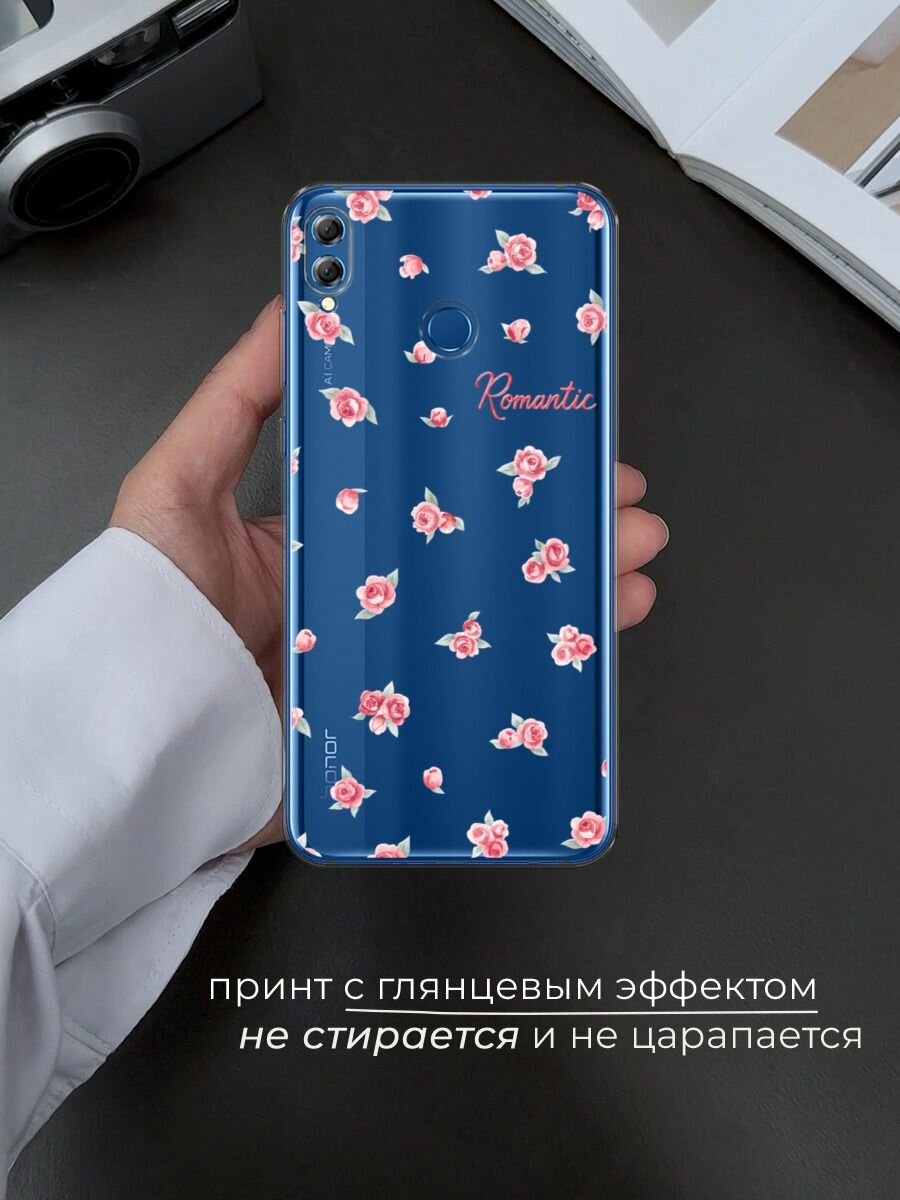 Чехол на Honor 8X / Хонор 8Х с принтом "Romantic 3" — фото 1