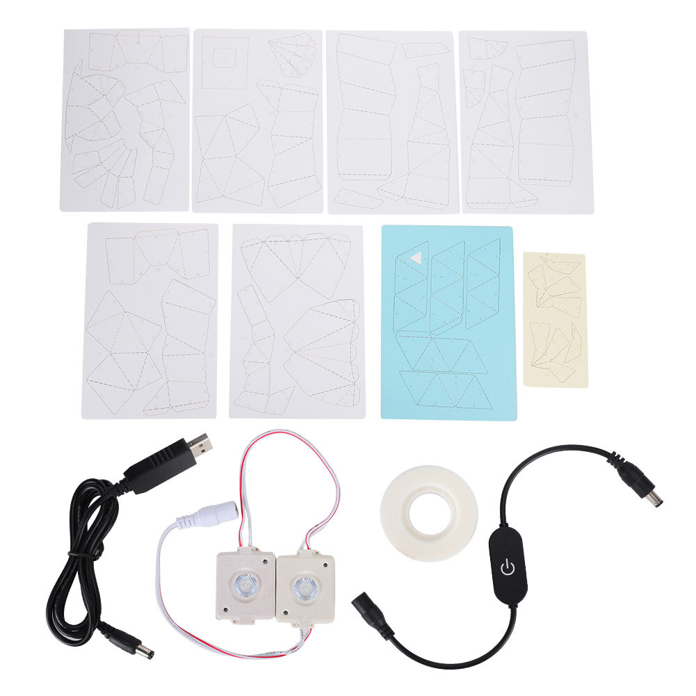 Набор для бумажного моделирования Boardattack с питанием от USB, детские развивающие игрушки своими
