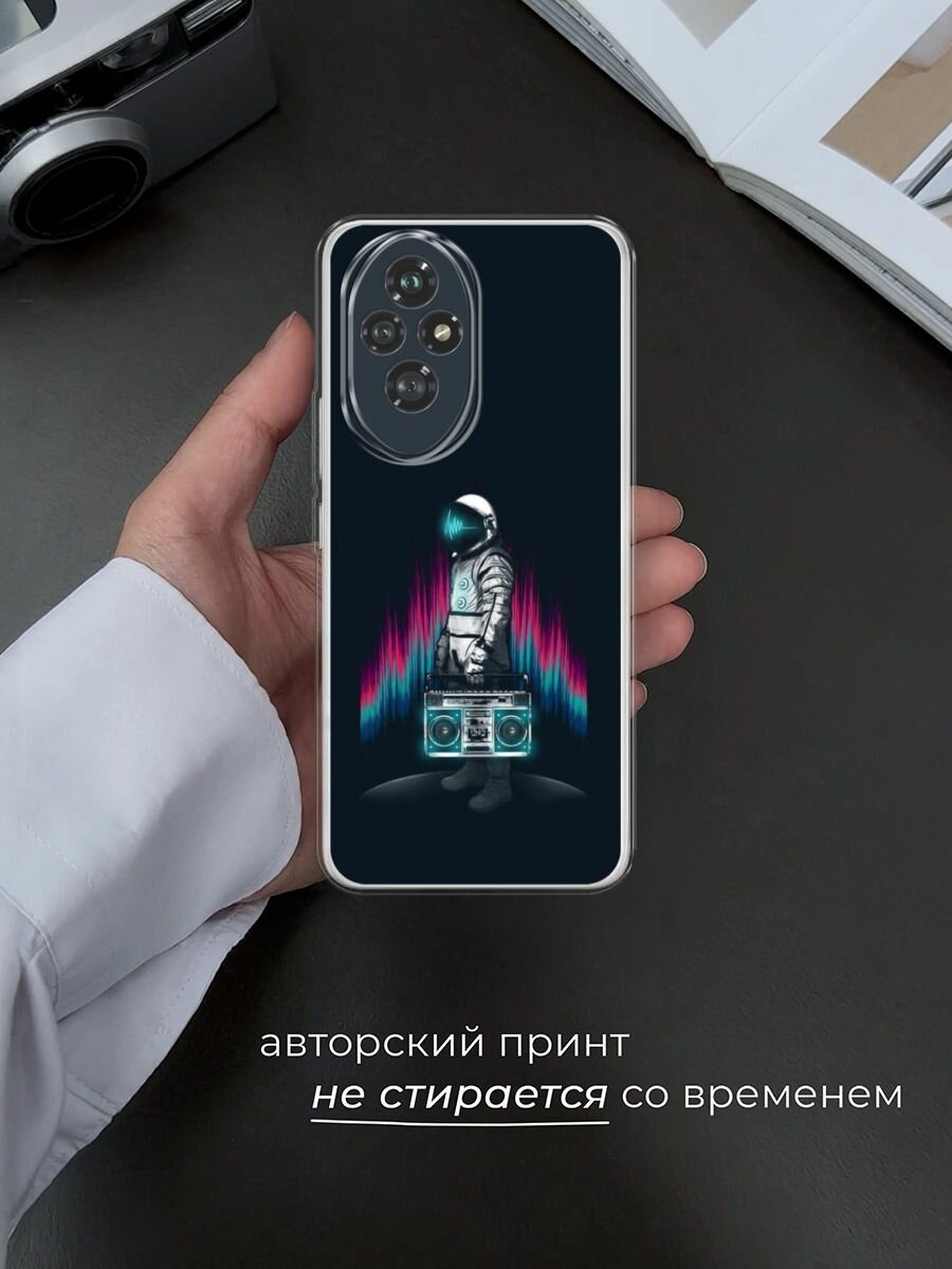 Чехол на Honor 200 / Хонор 200 с принтом "Космическая вечеринка" — фото 1