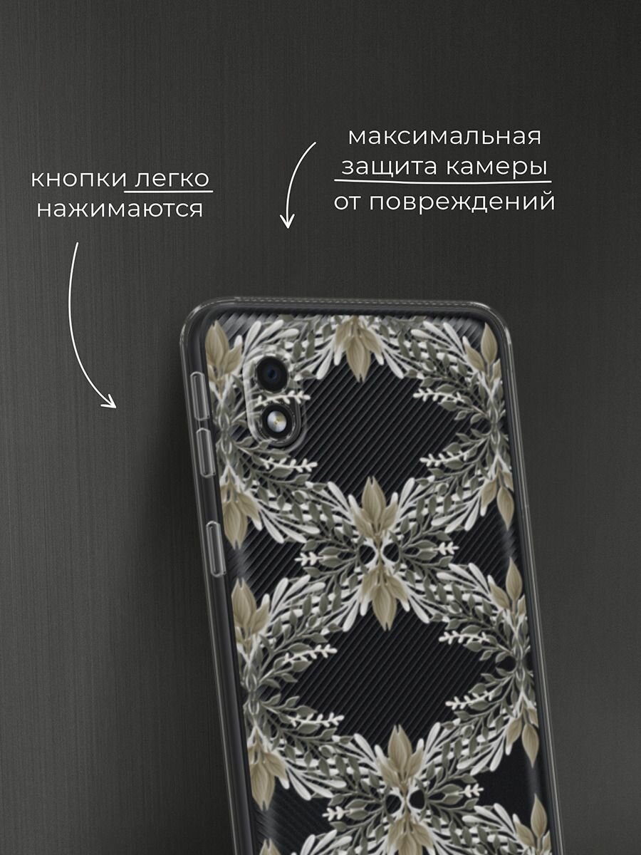 Чехол на Samsung Galaxy A01 Core / Самсунг Галакси А01 Core с принтом "Калейдоскоп цветов" — фото 1
