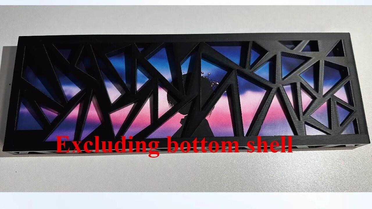 Клавиатурный корпус Wooting 60he Mad68 GH60 ATK68, Uniformlight plate D, holy 60