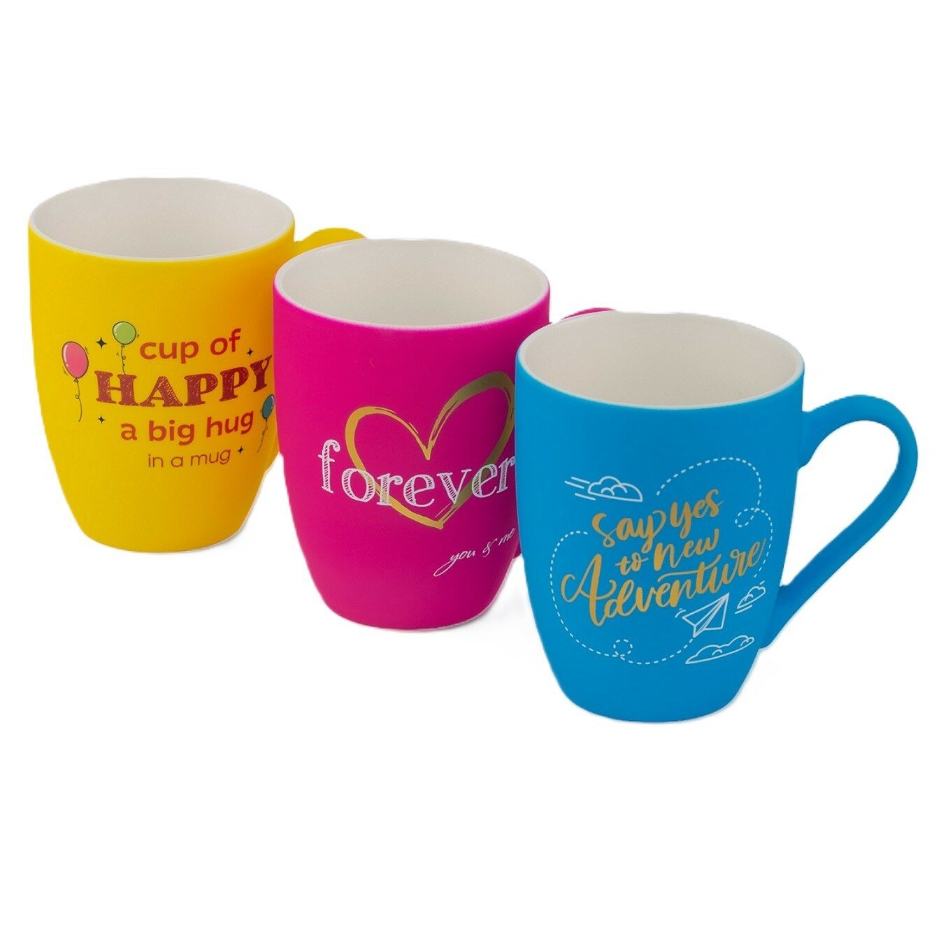 Domenik Tableware OHSoft кружка из фарфора 340 мл в ассортименте для чая и кофе