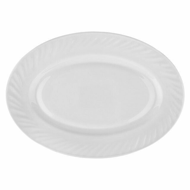 MALLONY Dolche Vita селедочница из опалового стекла 30x21x2,1 см элегантная посуда