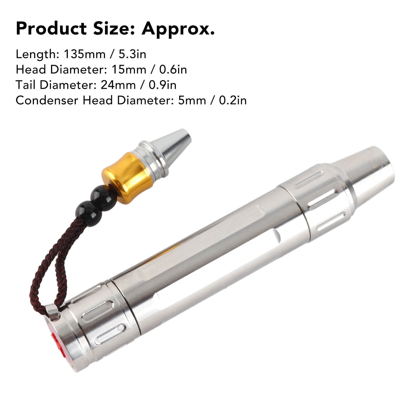 Фонарик для идентификации ювелирных изделий, портативный фонарик для идентификации ювелирных изделий из драгоценных камней, нефрита, мини-светодиодный фонарик белого света