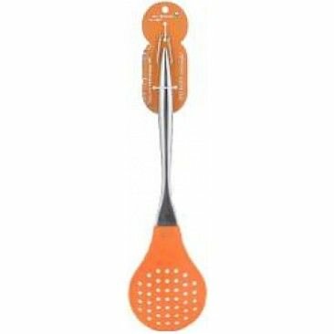 Шумовка FL-1SK, из силикона, с ручкой из нерж. стали