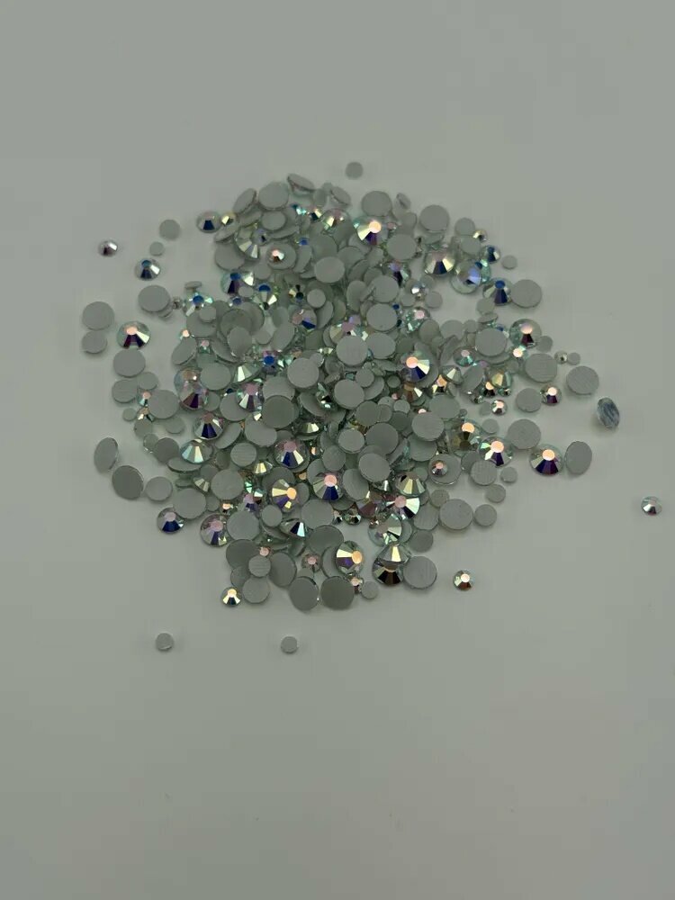 Стразы SS16 NEW AB /Новые белые АБ Горячая фиксация / HOTFIX 12 граней /12cut 1440 PCS