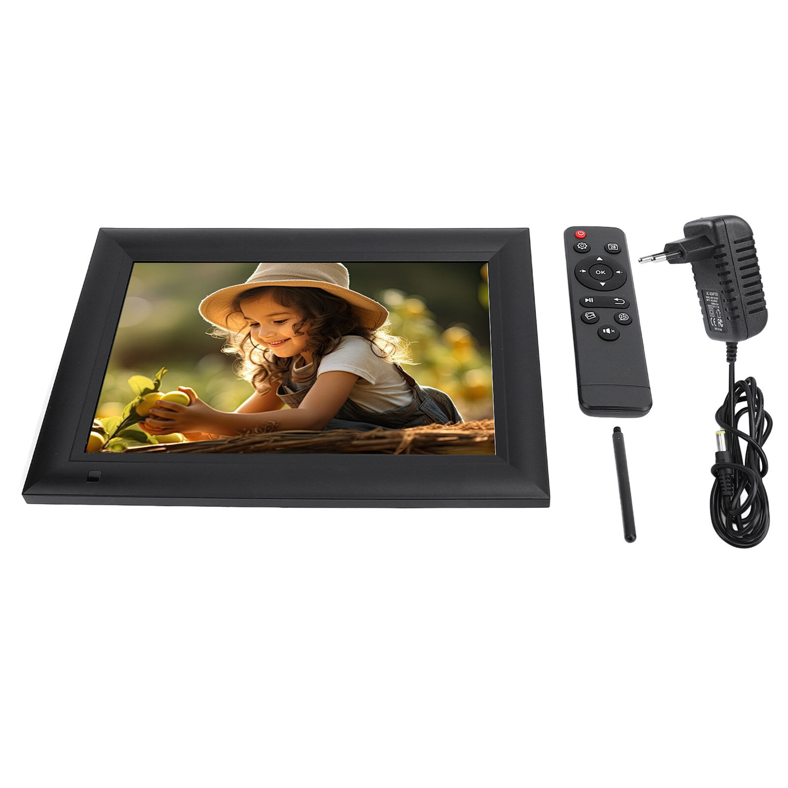 Цифровая фоторамка 10.1", 1080P, календарь, музыка, таймер