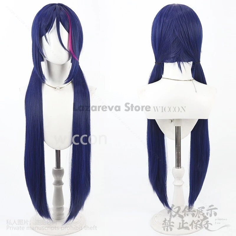 WICCON Косплей костюм вампира красный Темно-синий, Один размер, wig