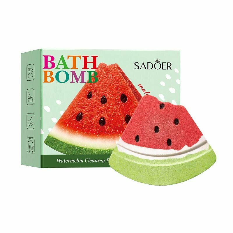 Очищающая бомбочка для ванны SADOER в форме ананаса, ароматная и плавающая