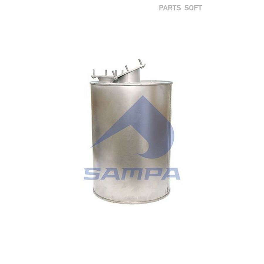Глушитель DAF 95XF SAMPA от официального дистрибьютора, SAMPA, артикул 050457