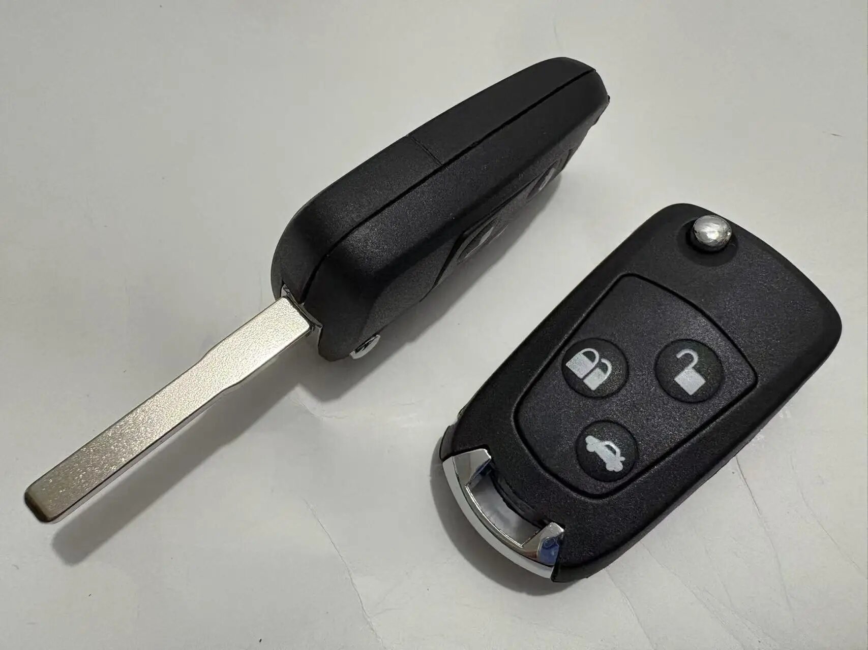 Для Ford Transit Connect конверсионный набор складной ключ и брелок в одном корпусе чехол пустой необработанный лезвие без логотипа автомобильные аксессуары B