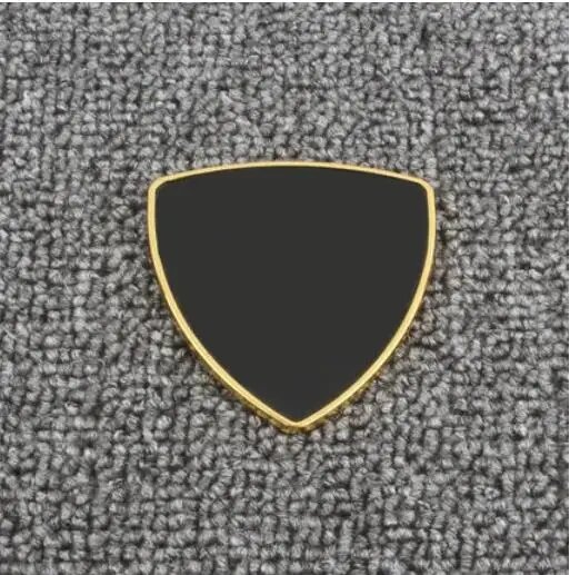 Металлический 3d-логотип для автомобиля Lamborghini, значок кузова, наклейки на багажник, модификация этикеток, стерео эмблема, аксессуары, 1 шт. Золотой, 3.2X2.8cm